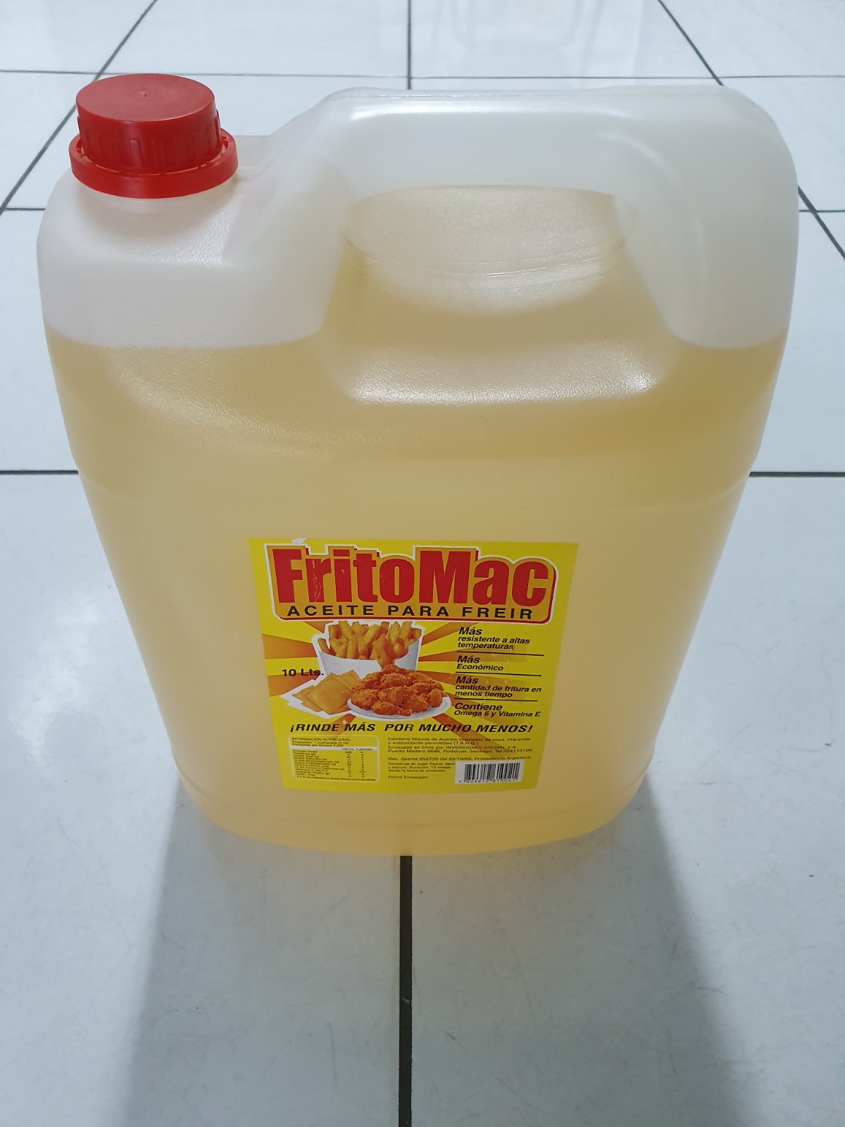 Aceite para Alta Temperatura | Productos Congelados